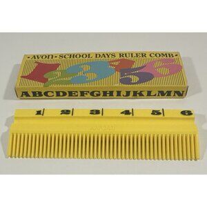 Avon | Accessories | Avon Novelty Plastic School Days Ruler Hair Comb ...